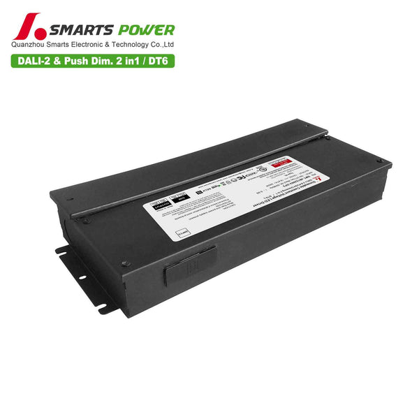 200W junction box constant voltage dali-2 & push dimming DT6 led driver ...
