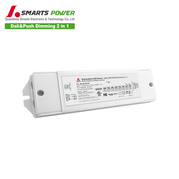 UL DALI & PUSH Dimming Multi -current led driver 20W plastic casing ...