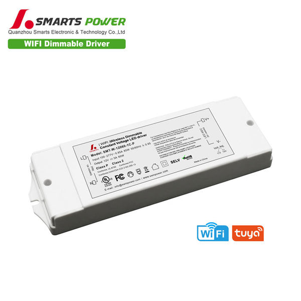 wireless dimming Wifi 60w Constant Voltage dimmable 12v led driver ...